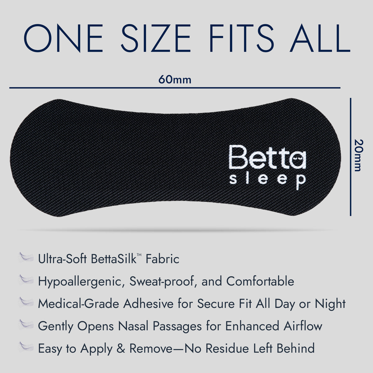 Betta Sleep – Reduce Snoring & Sleep Better with Mouth Tape & More